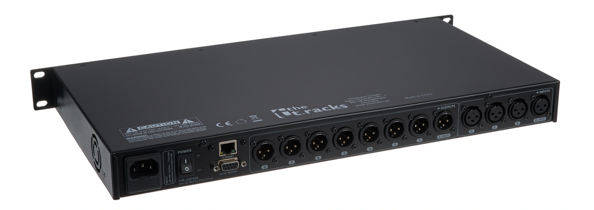 the t.racks DSP 408 , Digitales Lautsprecher Management System ...